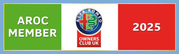 2025 AROC Member Sticker – Alfa Romeo Owners Club Shop