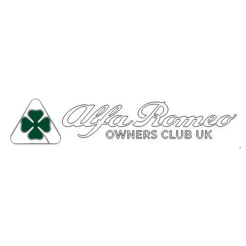 LONG AROC Sticker - Clover leaf – Alfa Romeo Owners Club Shop